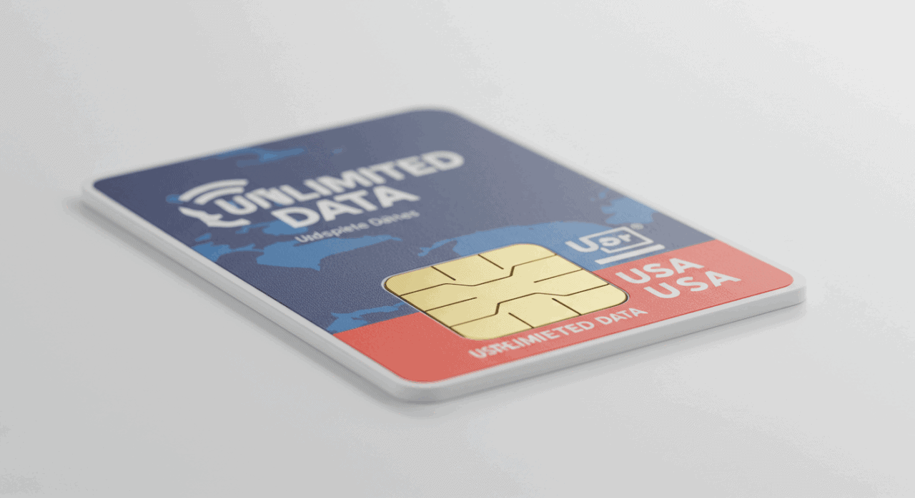 USA SIM Card - Onbeperkt Surf, Bel én SMS Simkaart Amerika!